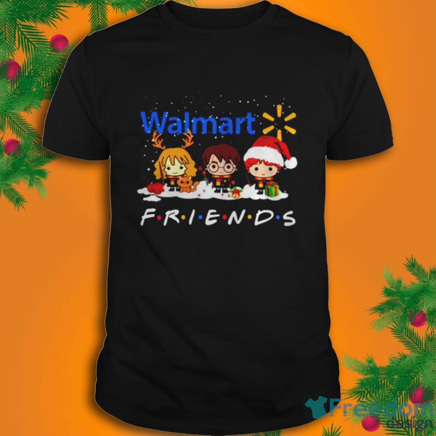 Harry Potter Characters Chibi Walmart Friends Christmas T-Shirt ...