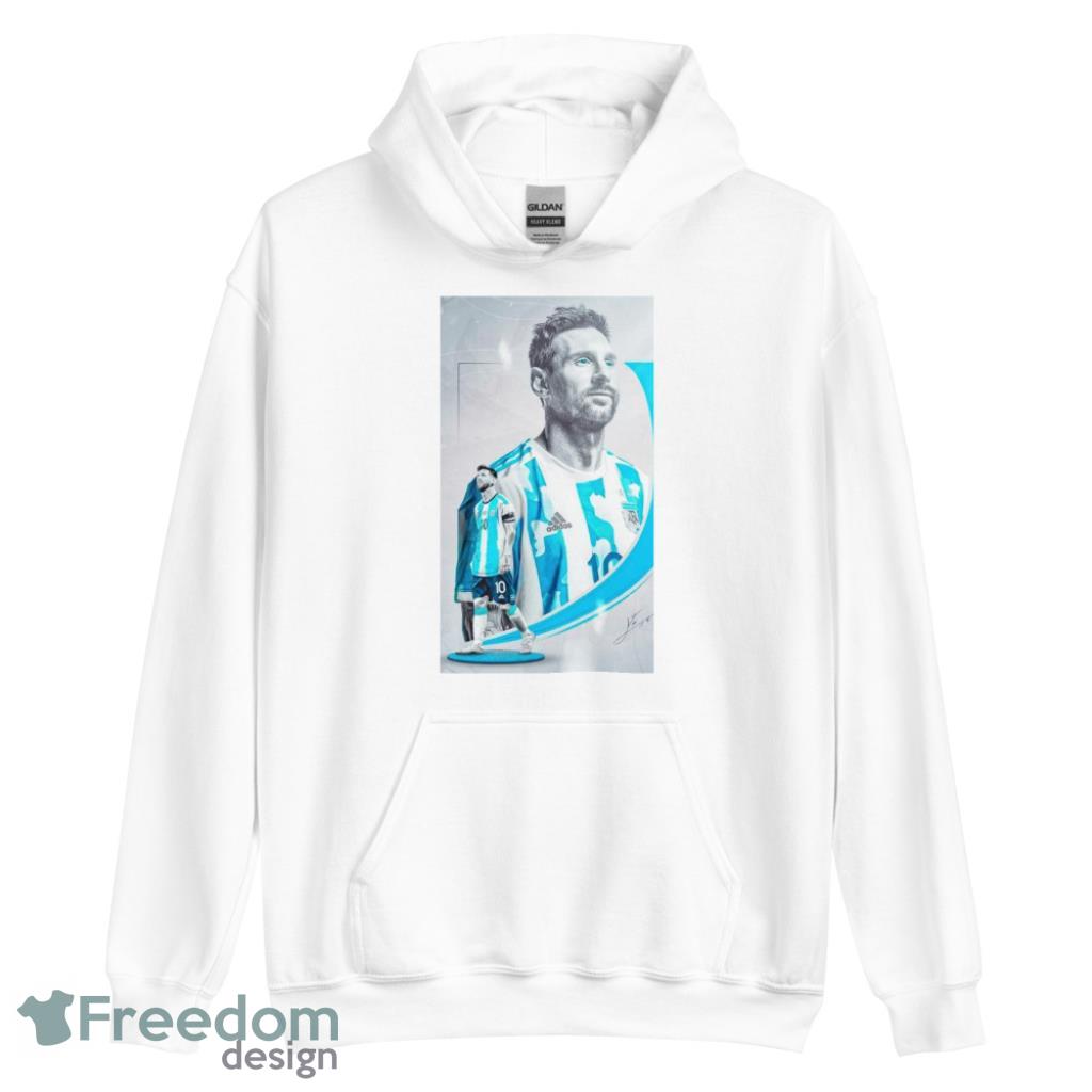 Messi Number 10 Argentina White Shirt - Freedomdesign