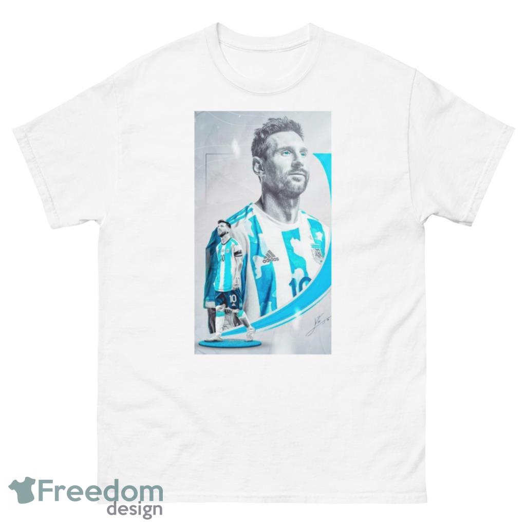 Messi Number 10 Argentina White Shirt - Freedomdesign