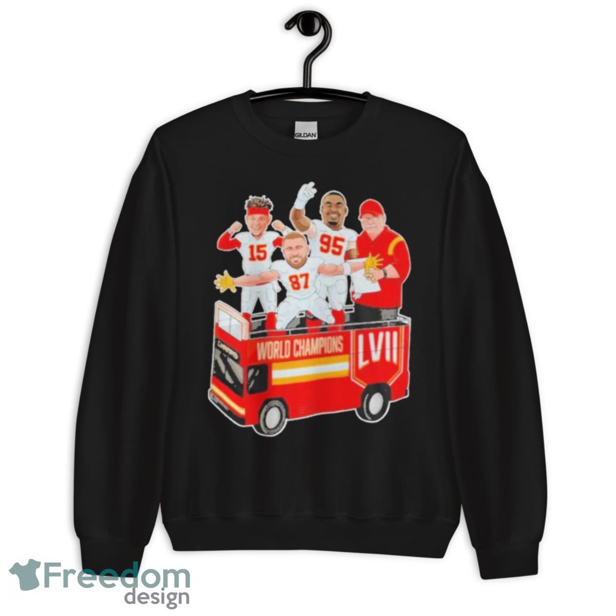 Kansas City Chiefs Bus World Champions Super Bowl LVII 2023 Shirt ...