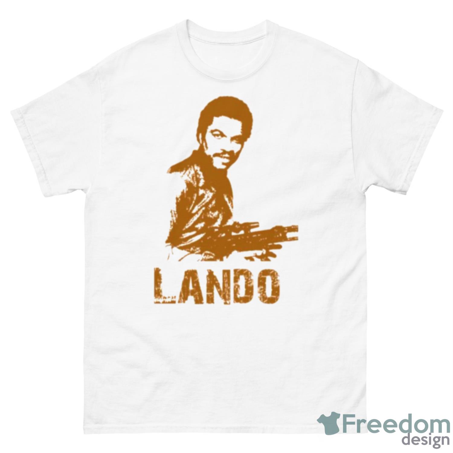 Lando Aesthetic Portrait Lando Calrissian Star Wars Shirt - Freedomdesign