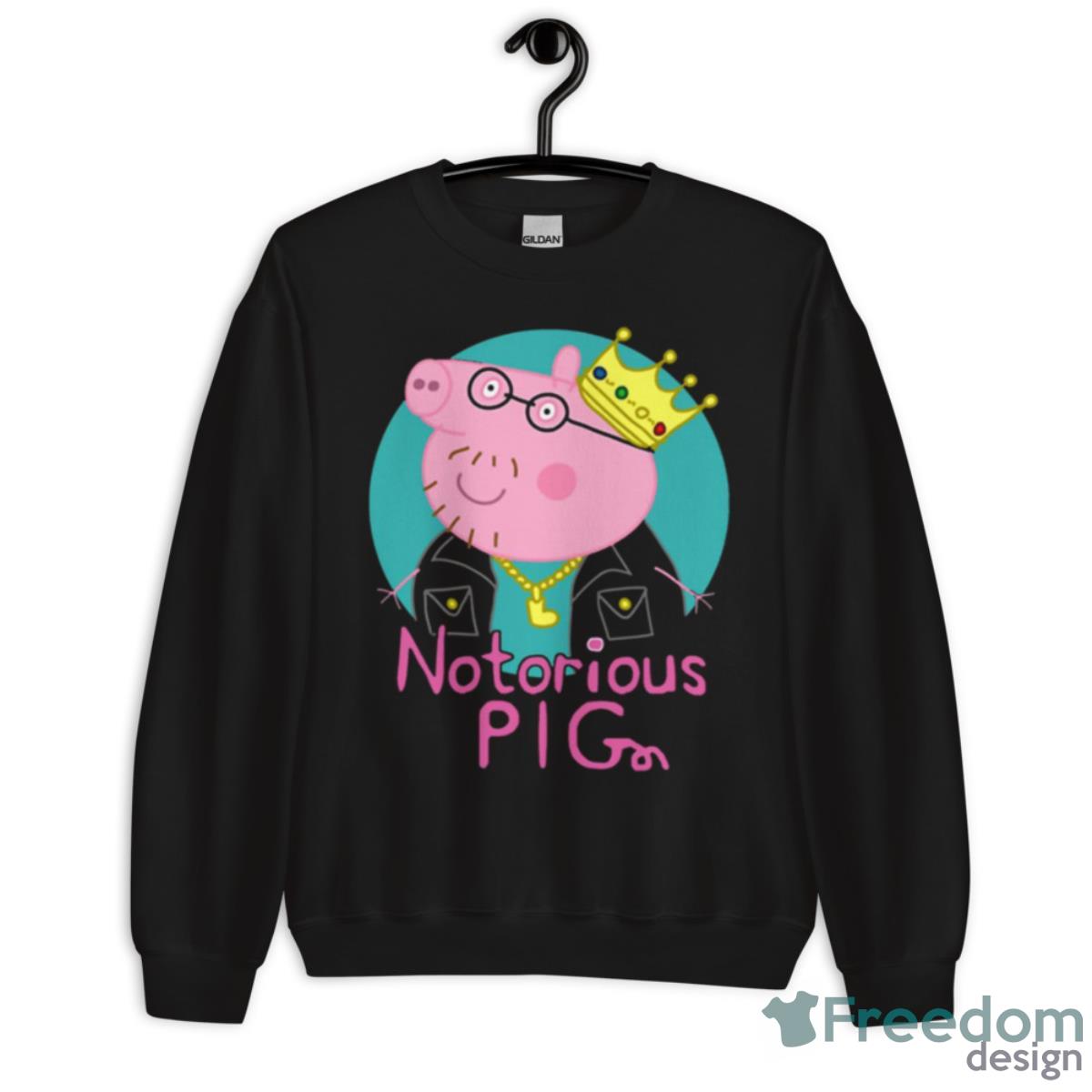 Notorious Pig Piggy Smalls RIP The Notorious B.I.G Biggie Rapper Shirt ...