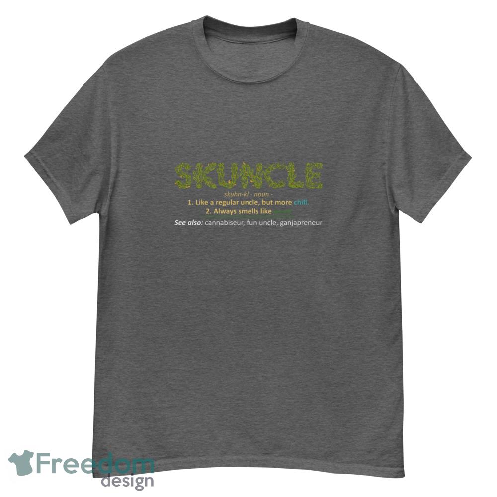 Funny Retro Vintage Uncle Skunkle Shirt Weed Smoker t shirt - Freedomdesign