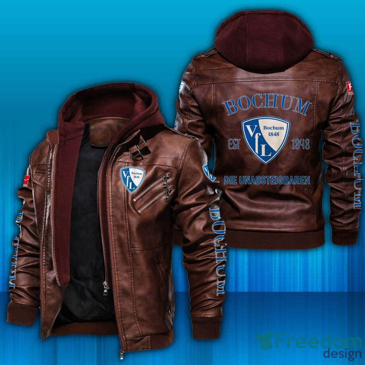 Bundesliga VfL Bochum Leather Jacket For Men And Women - Freedomdesign