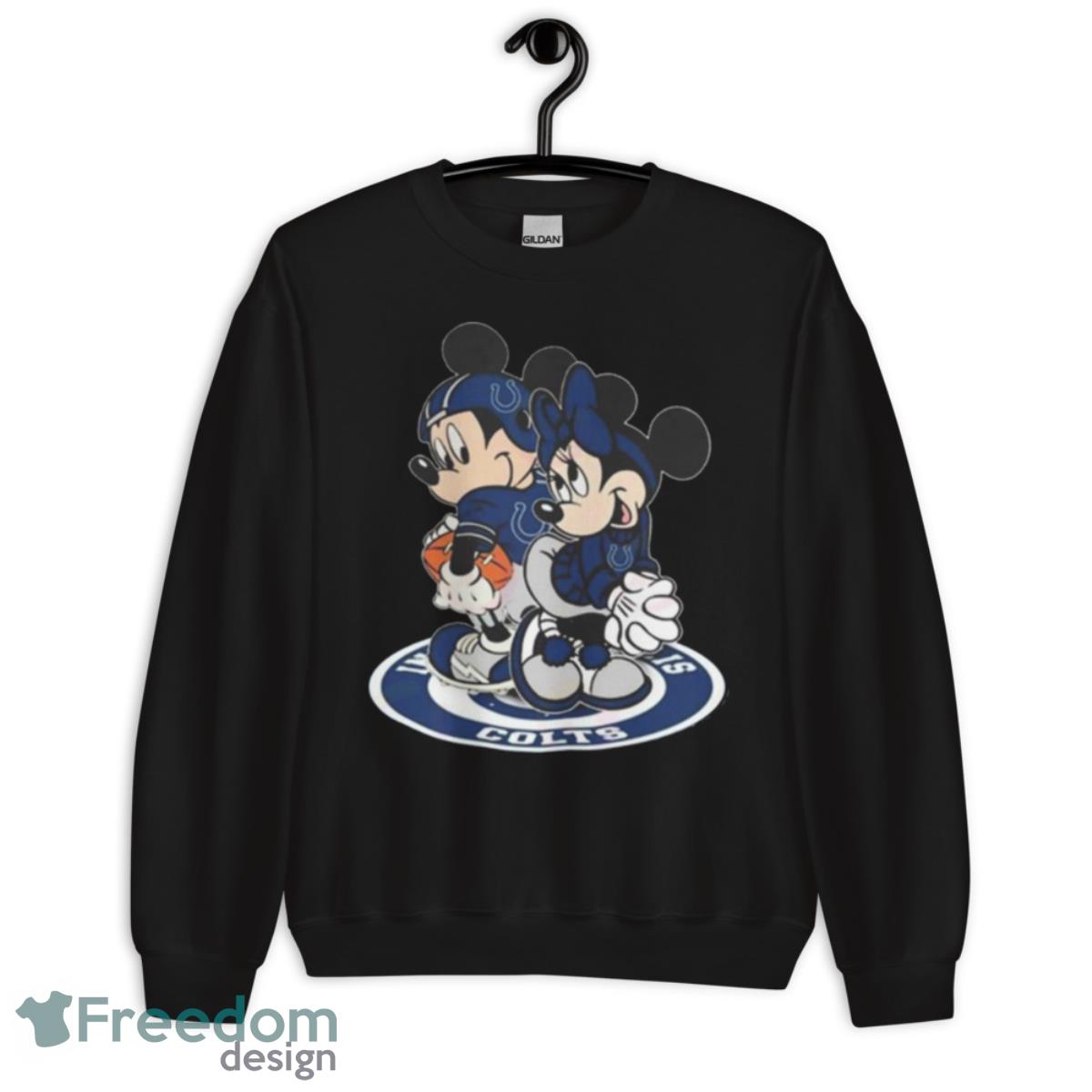 NFL Indianapolis Colts Mickey Mouse And Minnie Mouse Shirt - Freedomdesign