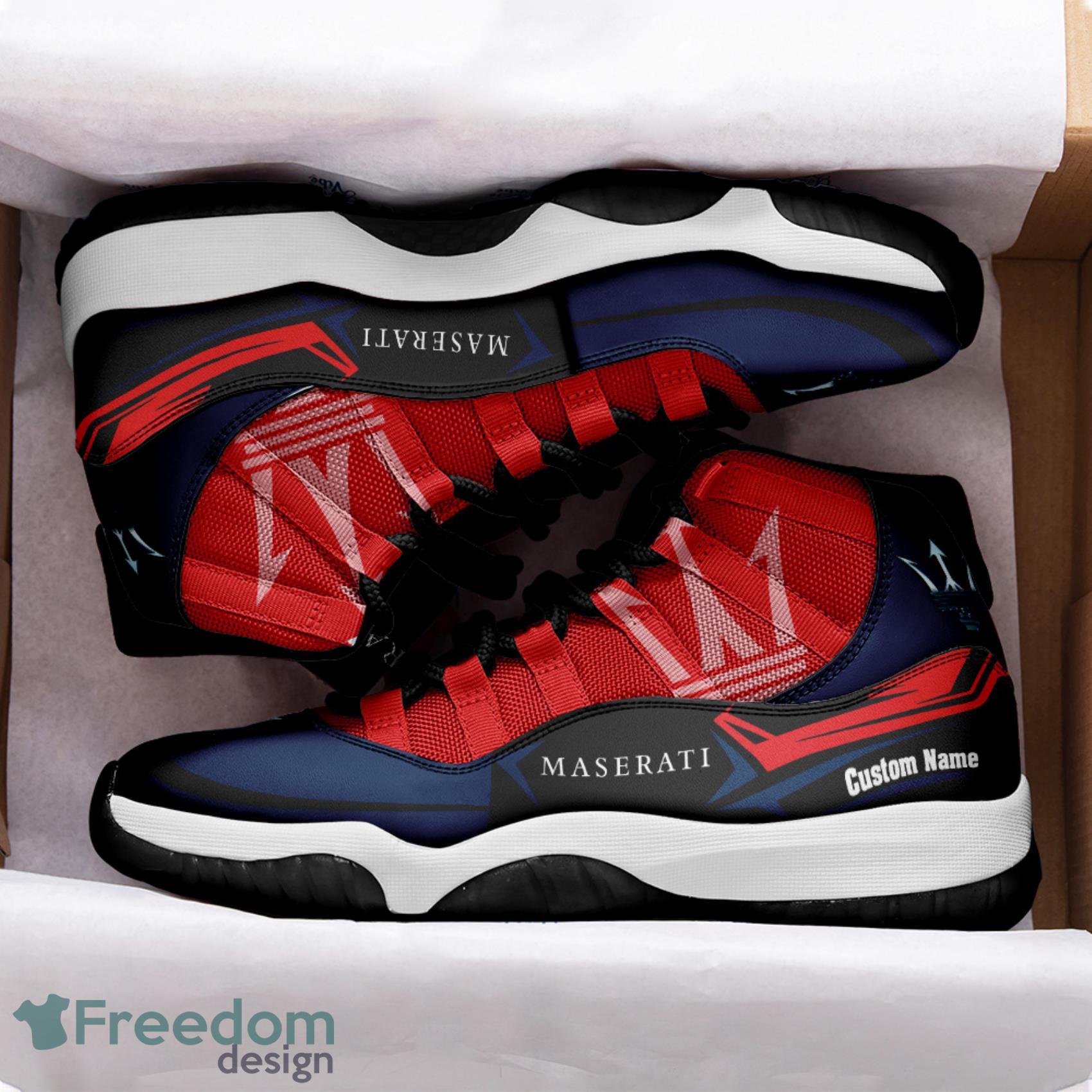 Maserati Custom Name Any Logo Or Air Jordan 11 Shoes Gift For Fans ...