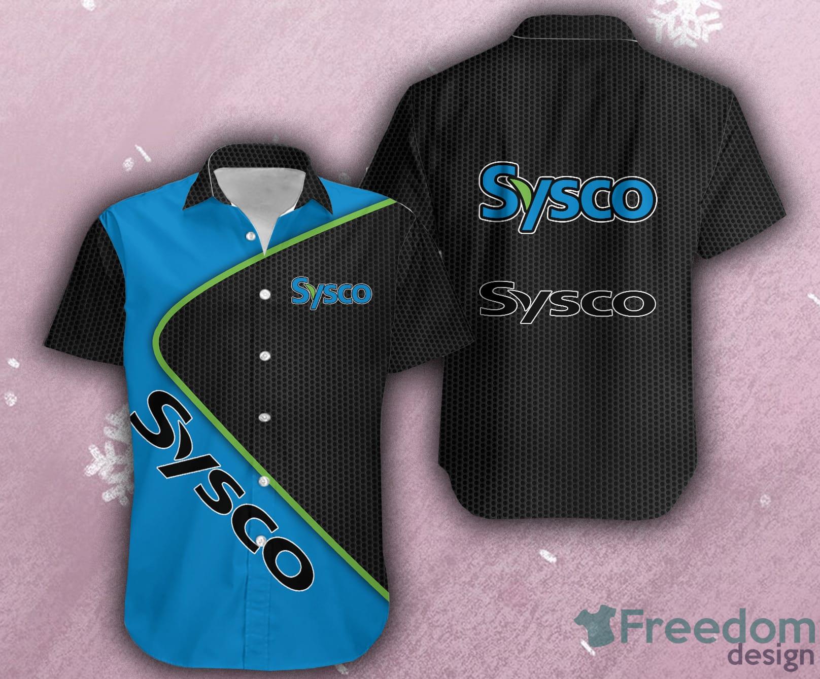 sysco Luau Logo AOP Hawaiian Shirt Gift For Fans - Freedomdesign